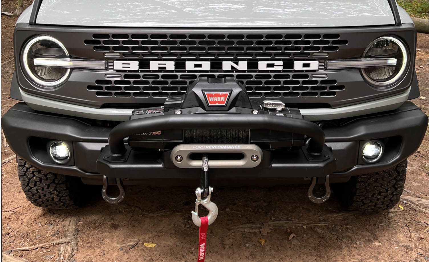 Ford Performance WARN winch on capable bumper — Yes it's possible ...