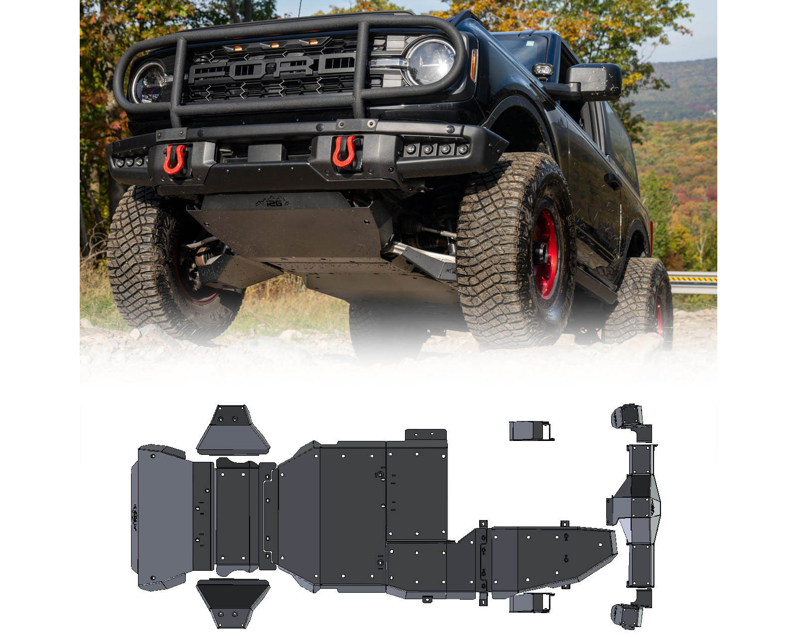 Coming Soon: IAG Rock Armor Skid Plates | Bronco6G - 2021+ Ford Bronco ...