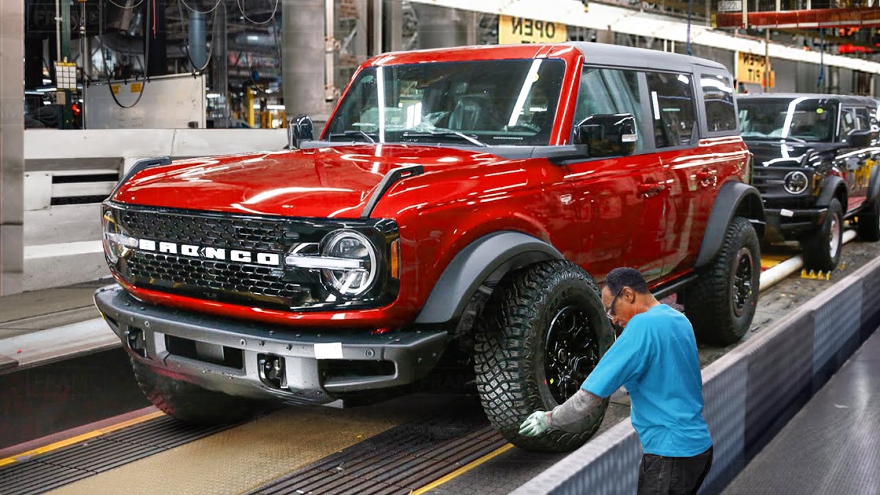 Behind The Scenes How The Bronco Is Built Production Assembly Line Video Bronco6g 2021