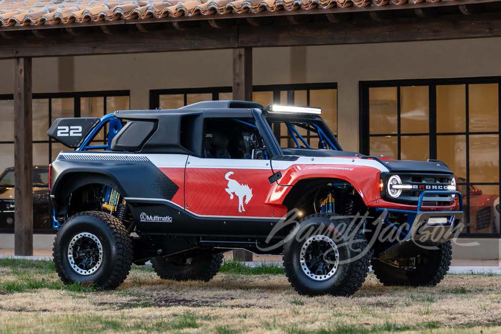 2023 Bronco DR off-road racer sells for $440,000 at Barrett Jackson ...