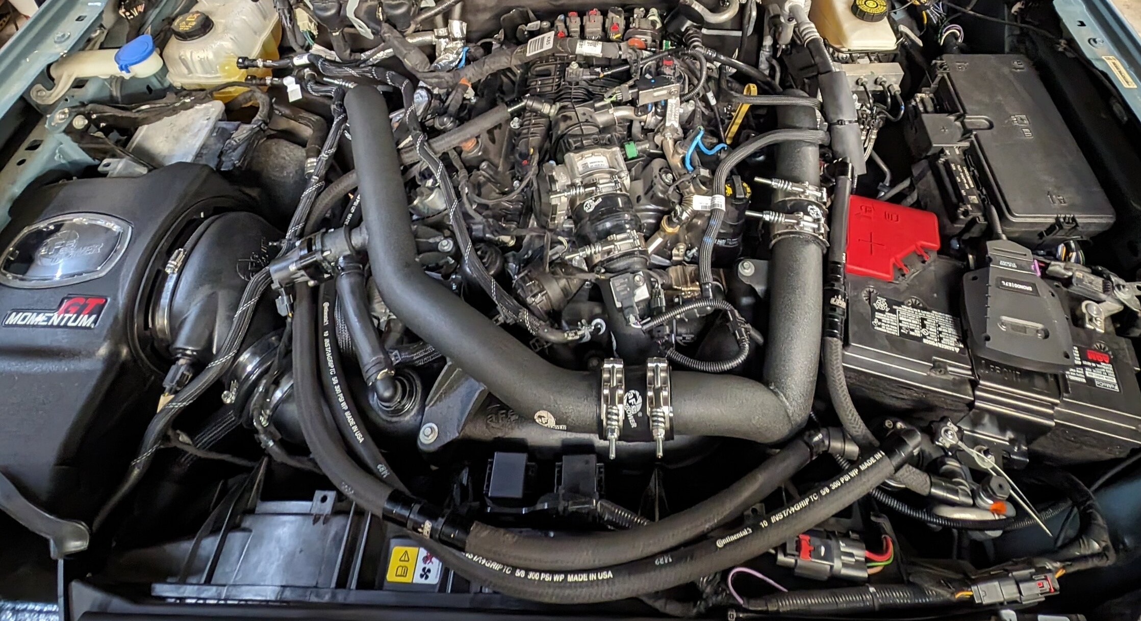 Bronco 2.7 Panda Power Module installed with Cobb intercooler and aFe ...