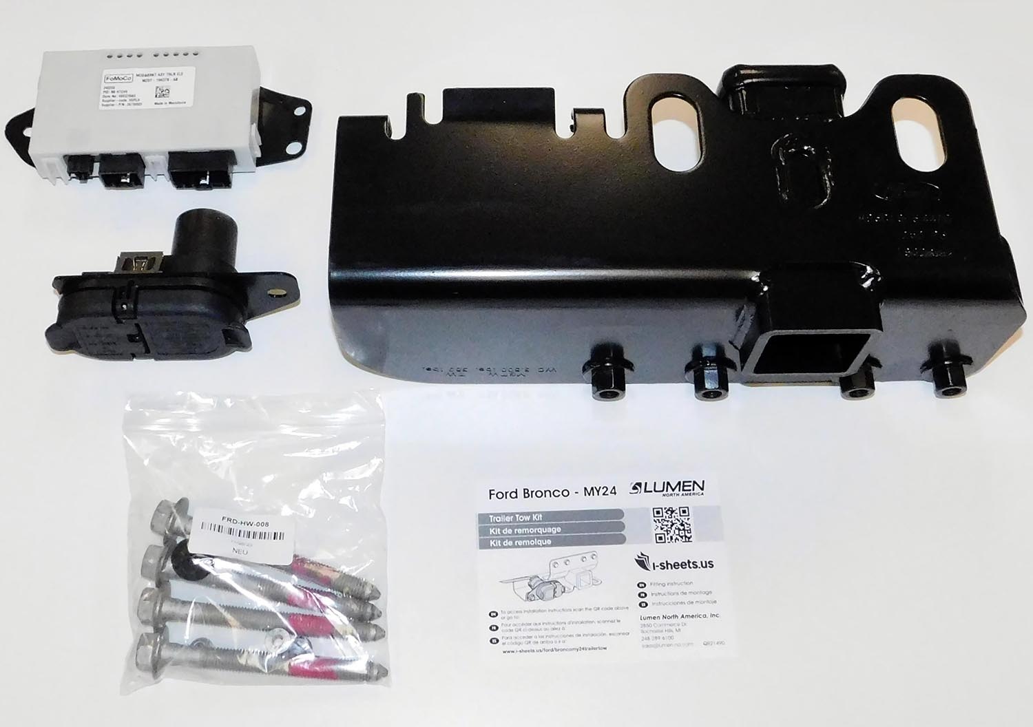 2024 Trailer Tow Kit (New Ford Accessory Part) | Bronco6G - 2021+ Ford ...