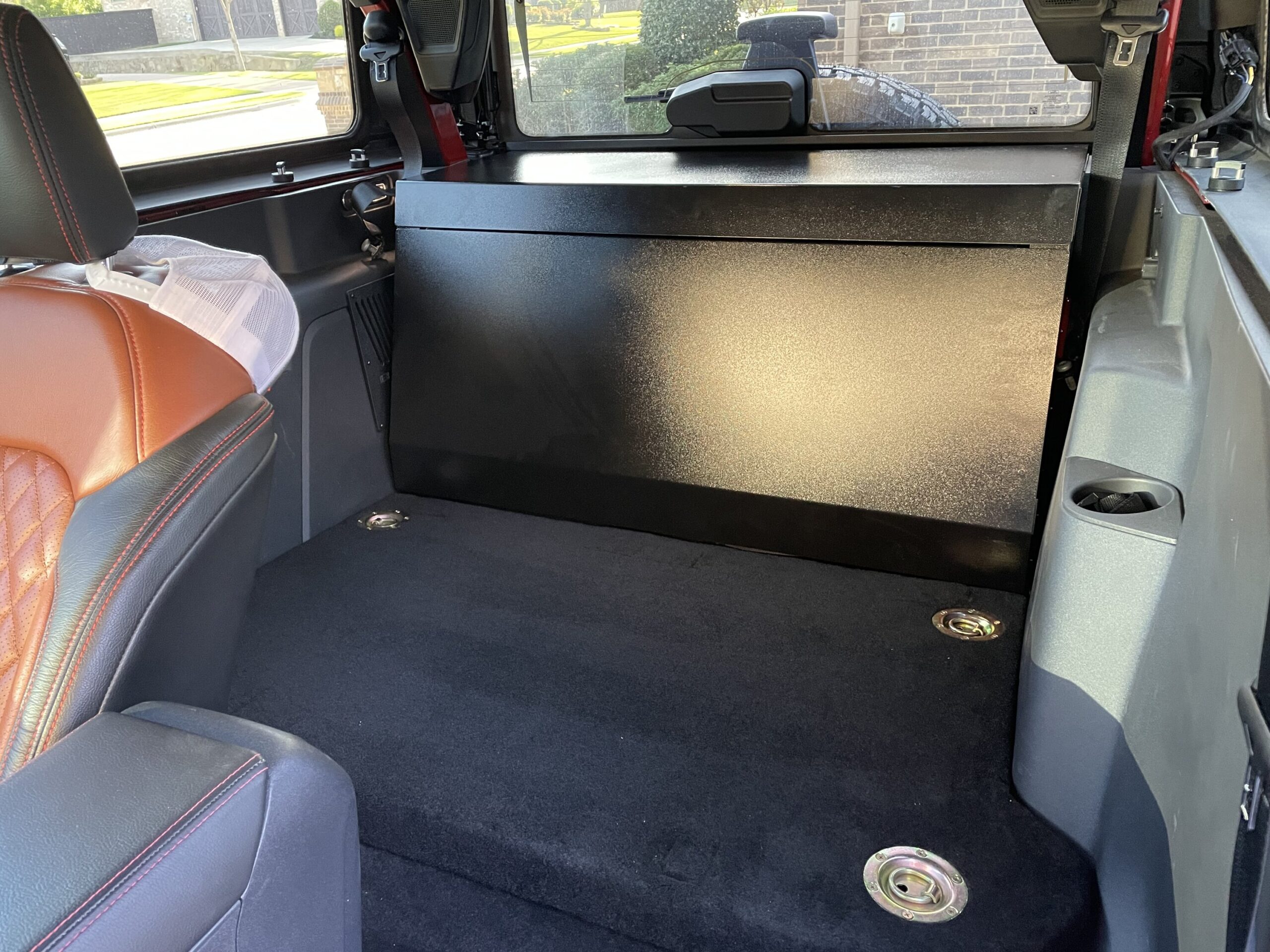 My Rear Seat Delete Project w/ Tie Downs | Bronco6G - 2021+ Ford Bronco ...