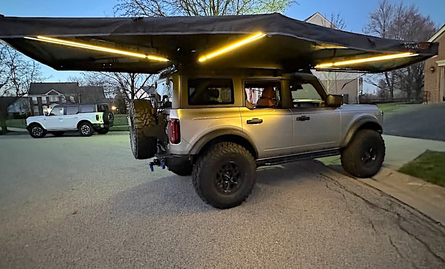 Naturnest 270 awning installed review & video | Bronco6G - 2021+ Ford ...