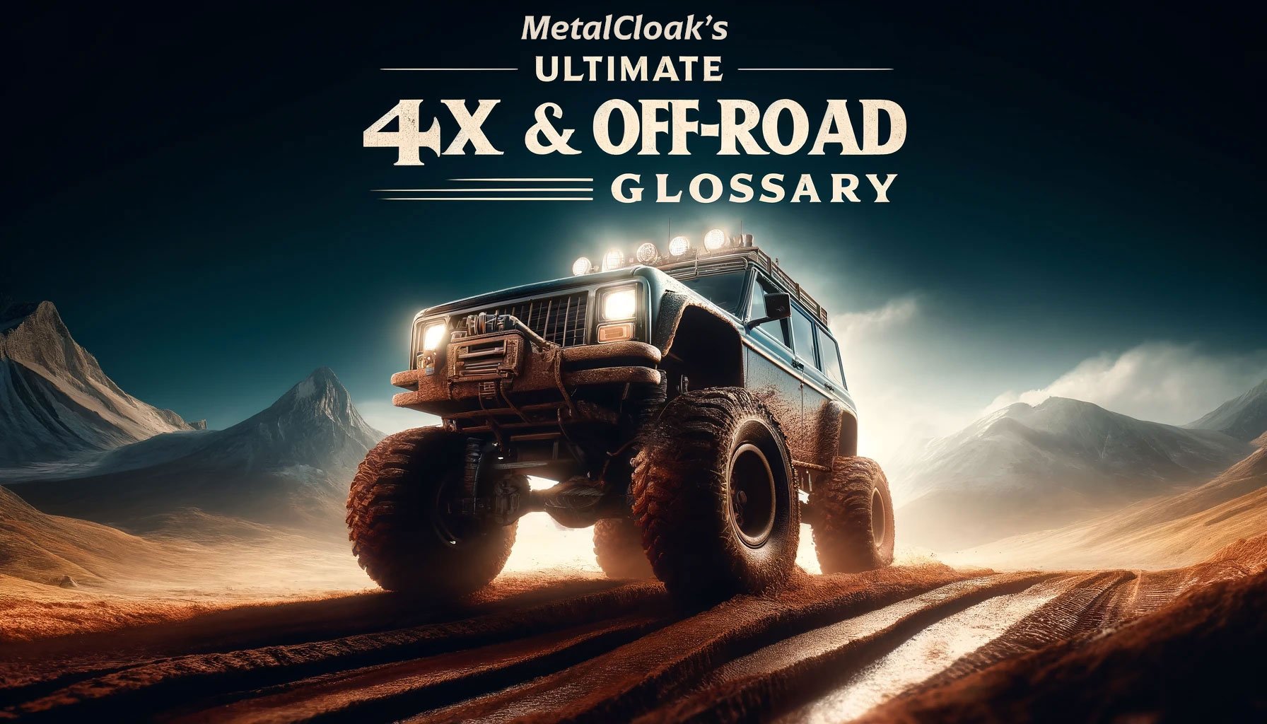 Metalcloak's Ultimate 4x4 and Off Road Glossary of Terms & Definitions ...