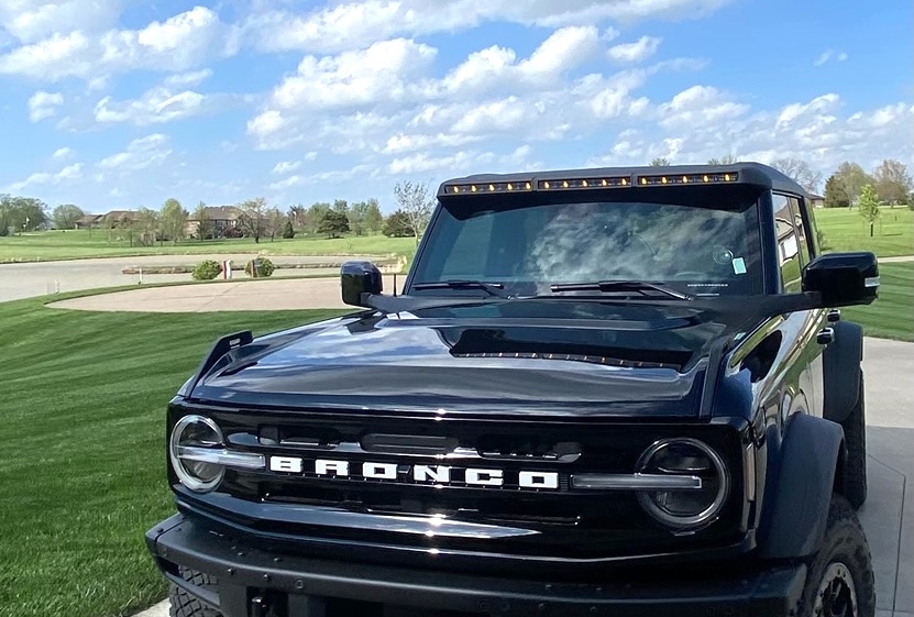 Oracle integrated LED light bar installed review & photos | Bronco6G ...