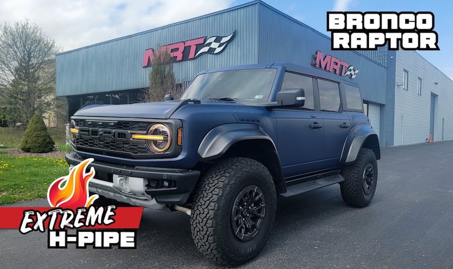 Bronco Raptor MRT Performance King Of The Hill & Extreme H-Pipe Exhaust ...
