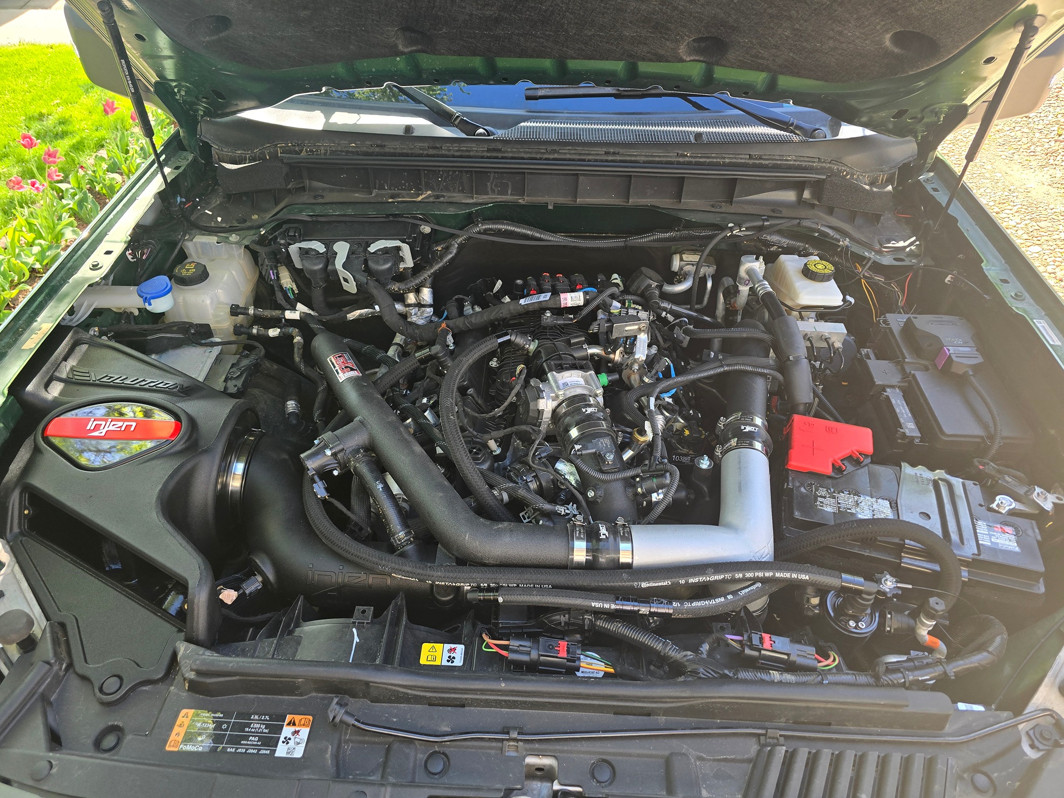 Injen Intake & Charge Pipe installed on 2.7 Bronco | Bronco6G - 2021 ...