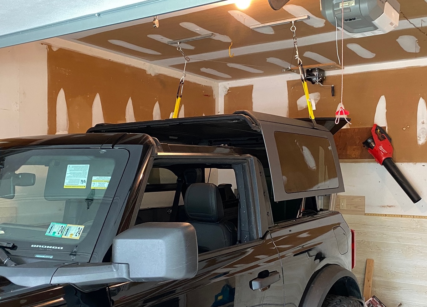 DIY Hard Top Ceiling Hoist - My Version | Page 2 | Bronco6G - 2021 ...