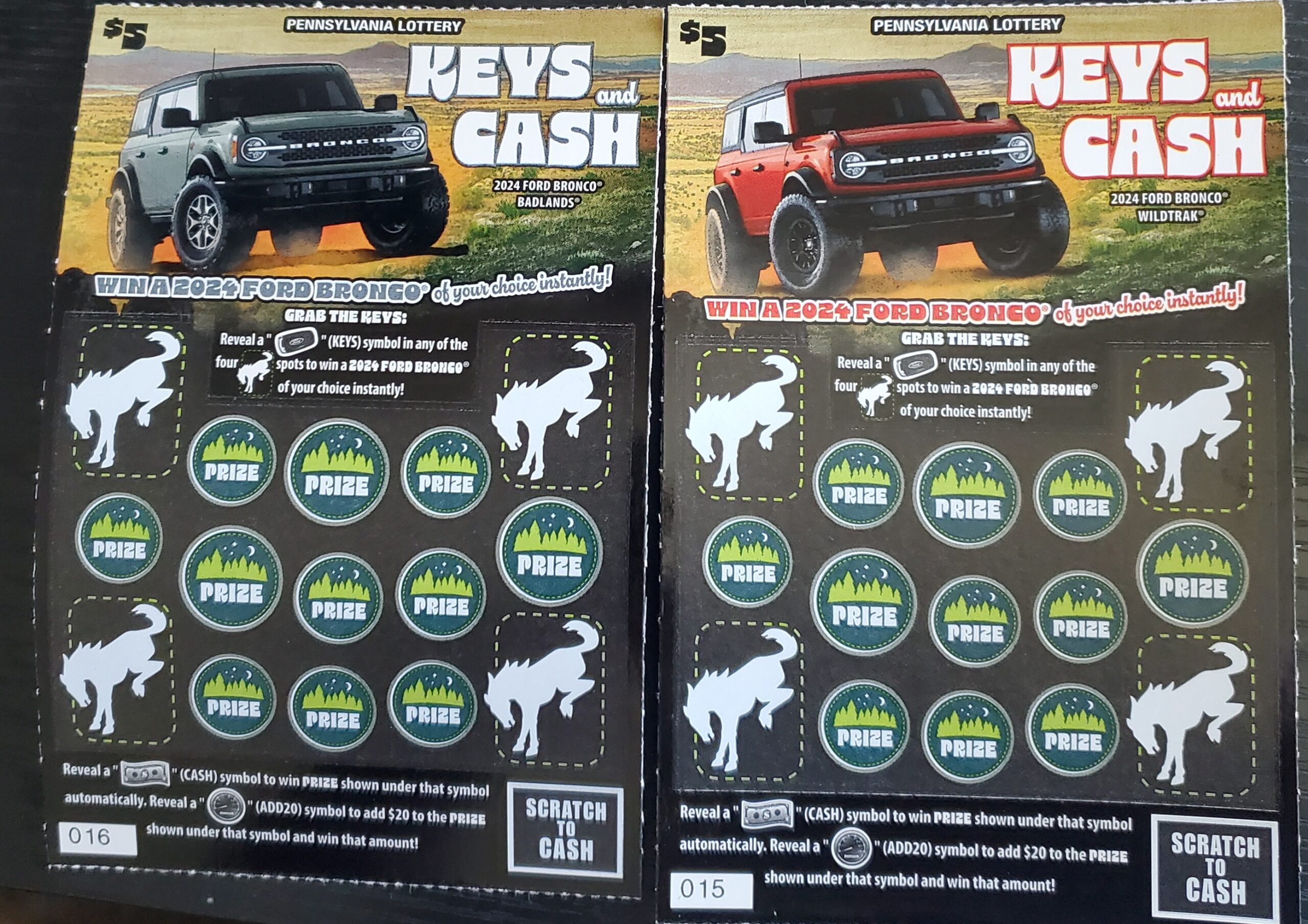 Win-a-Bronco $5 Scratchoffs | Bronco6G - 2021+ Ford Bronco & Bronco ...