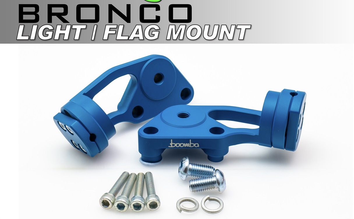 Boomba Racing Bronco Light / Flag Mount | Bronco6G - 2021+ Ford Bronco ...