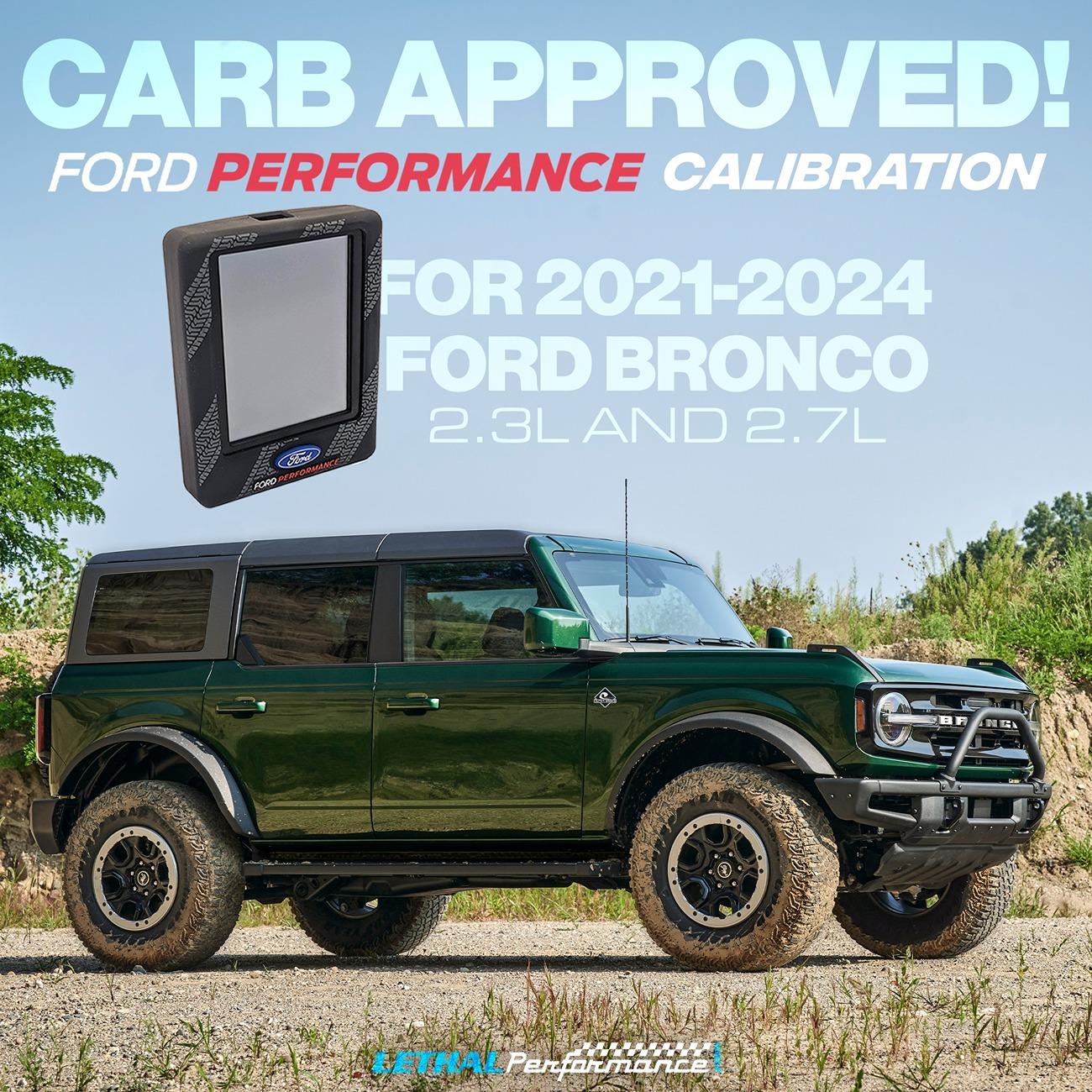 Ford ProCal is now 50 State CARB approved!! | Bronco6G - 2021+ Ford ...