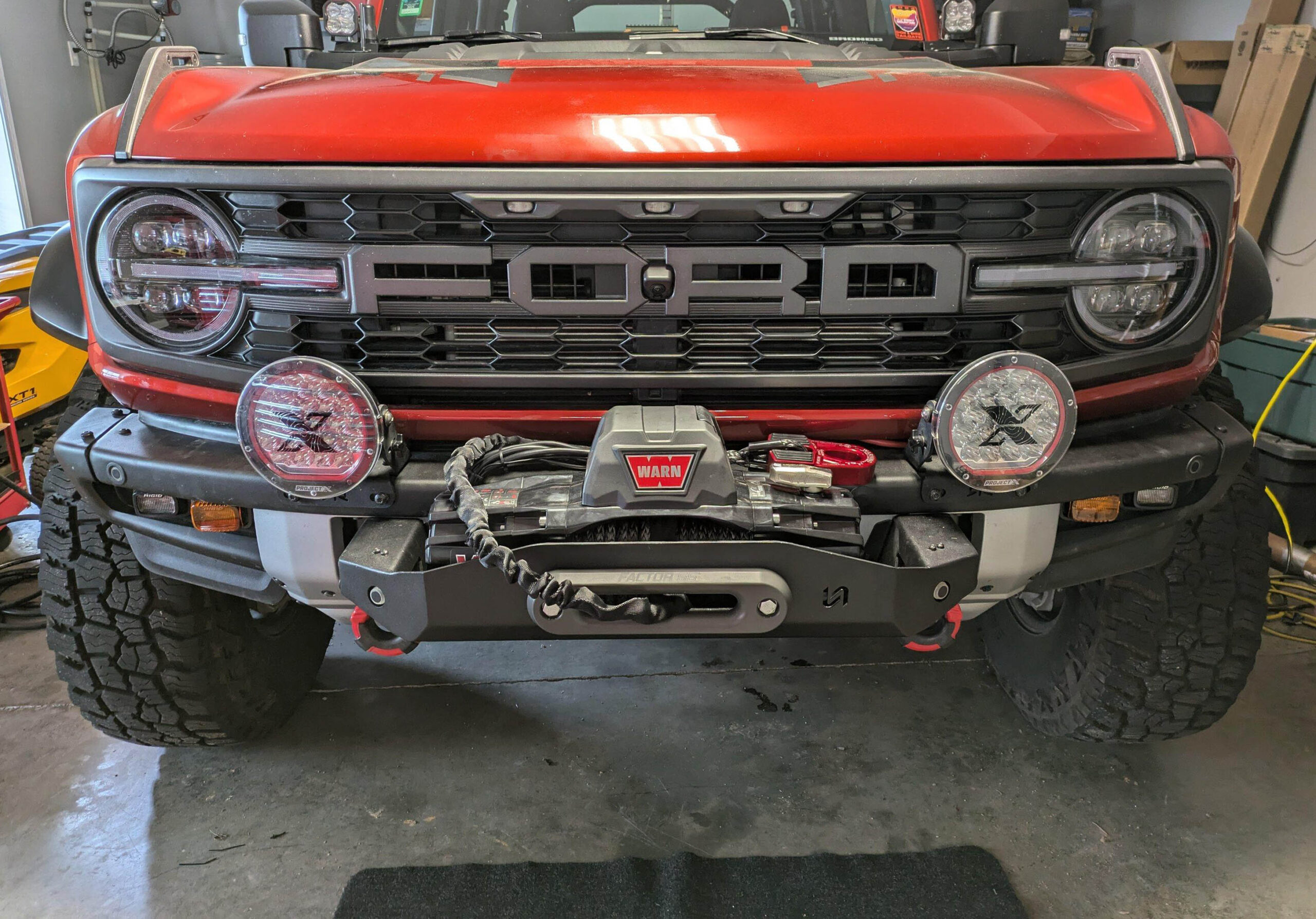 Warn VR EVO 10S Winch Installed | Bronco6G - 2021+ Ford Bronco & Bronco ...