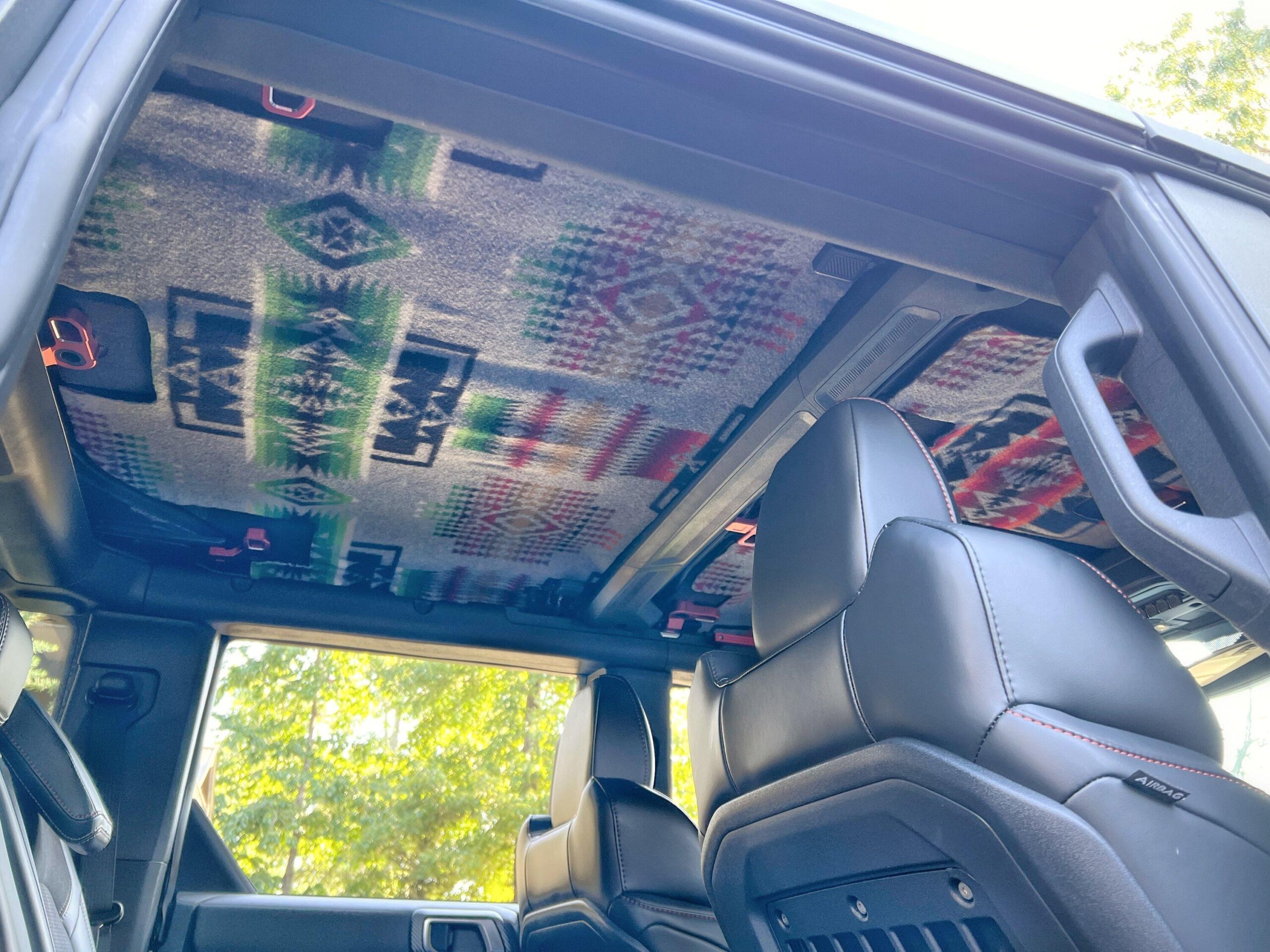 Pendleton Blanket Repurposed as Hardtop Liner | Bronco6G - 2021+ Ford ...