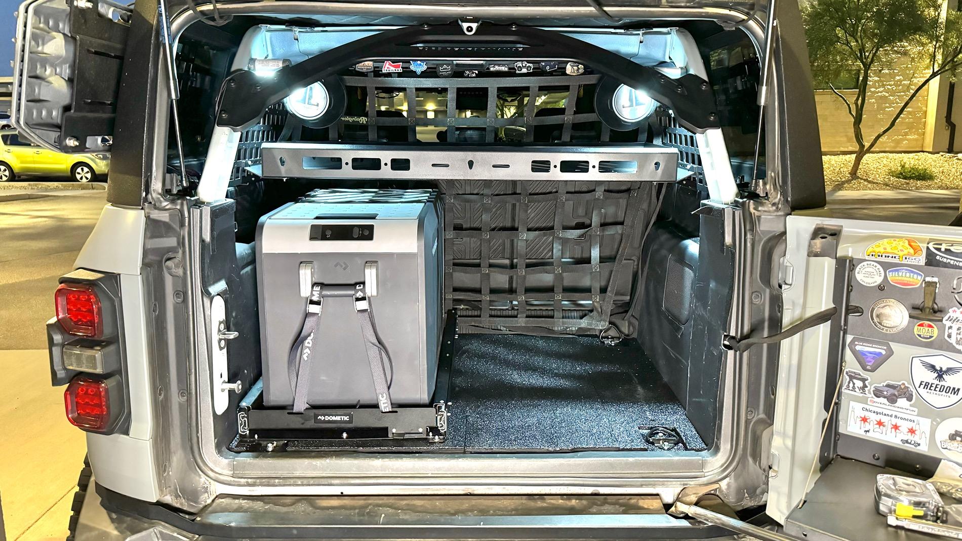 DIY rear cargo floor platform with Fridge slide | Bronco6G - 2021+ Ford ...