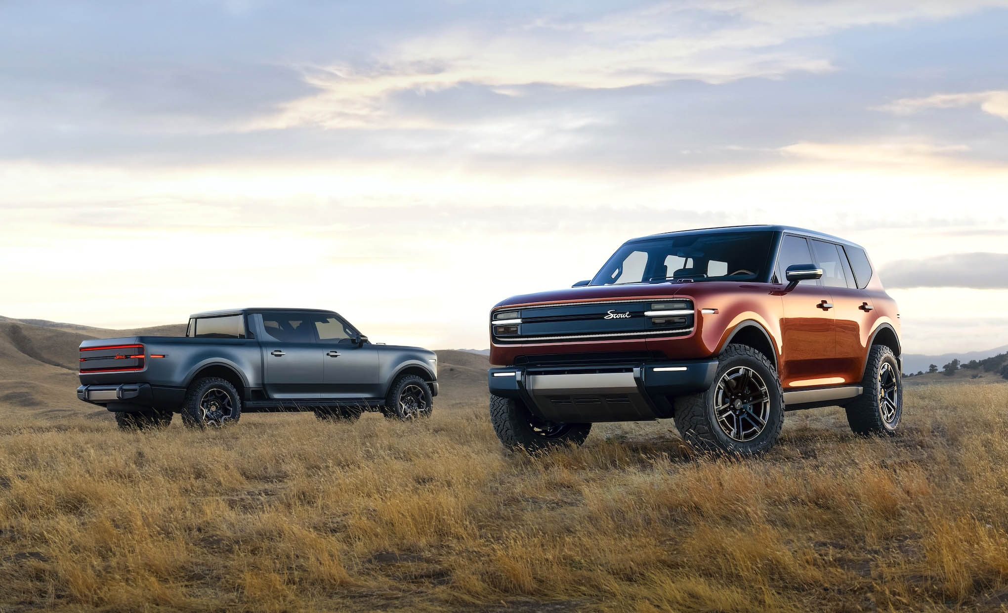 Official: Scout EV SUV & Pickup debut w/ Gas Range Extender, 4x4, BOF, Lockers, Sway Bar ...