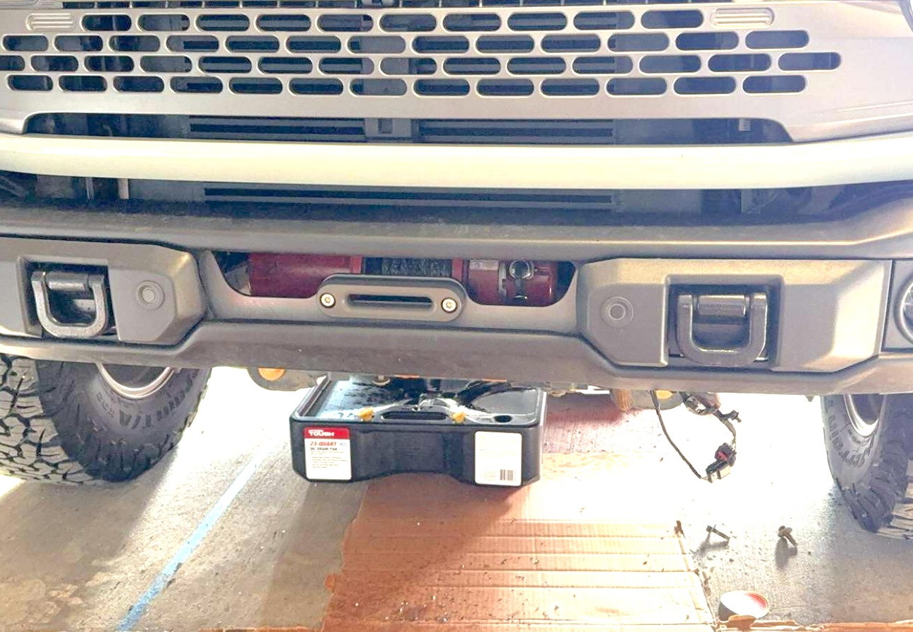 Highest Hidden Winch Install - w/ stock skid plates and bumper ...