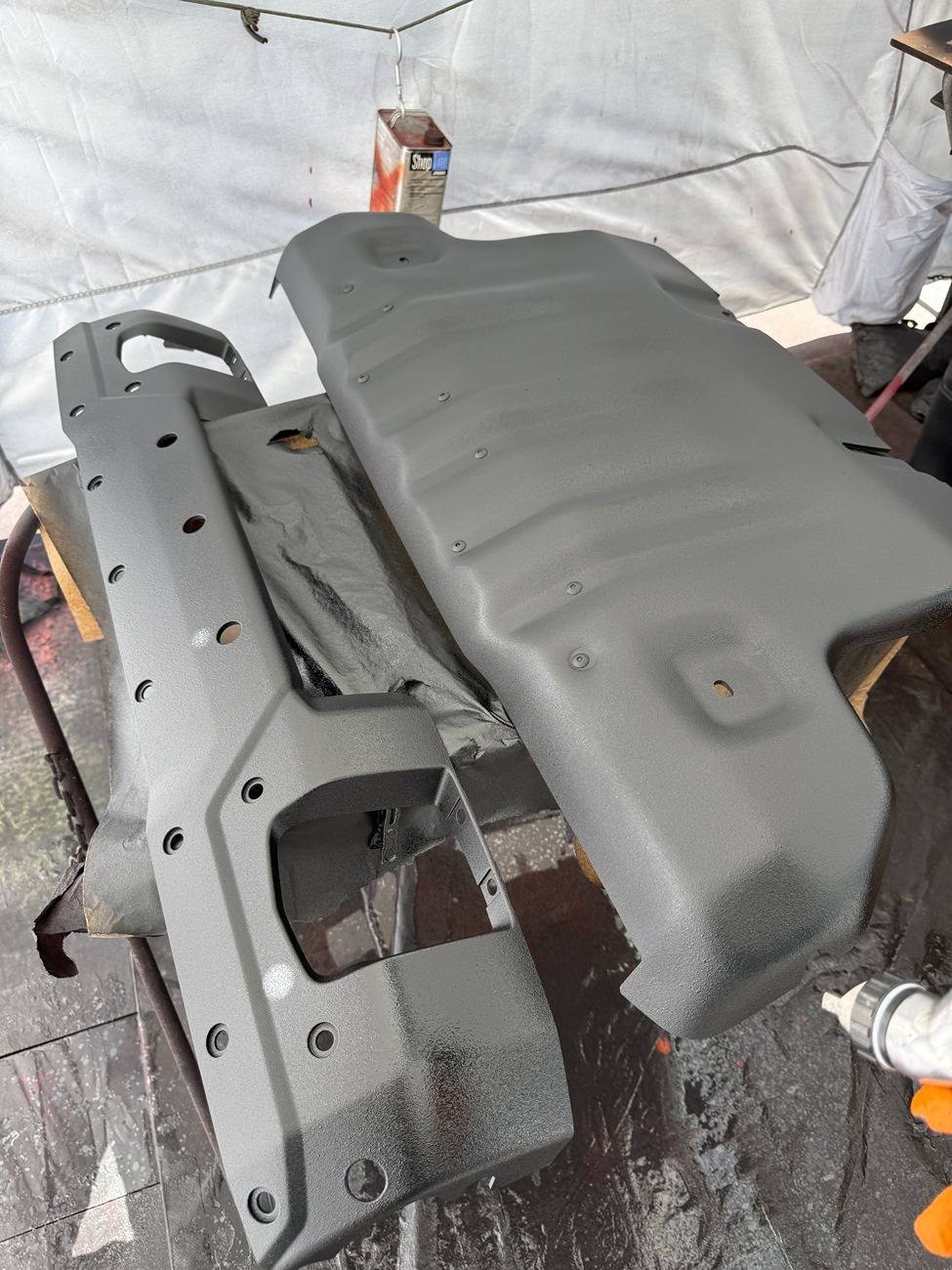 Blackout the Skid Plate with Raptor Spray Liner | Bronco6G - 2021+ Ford ...