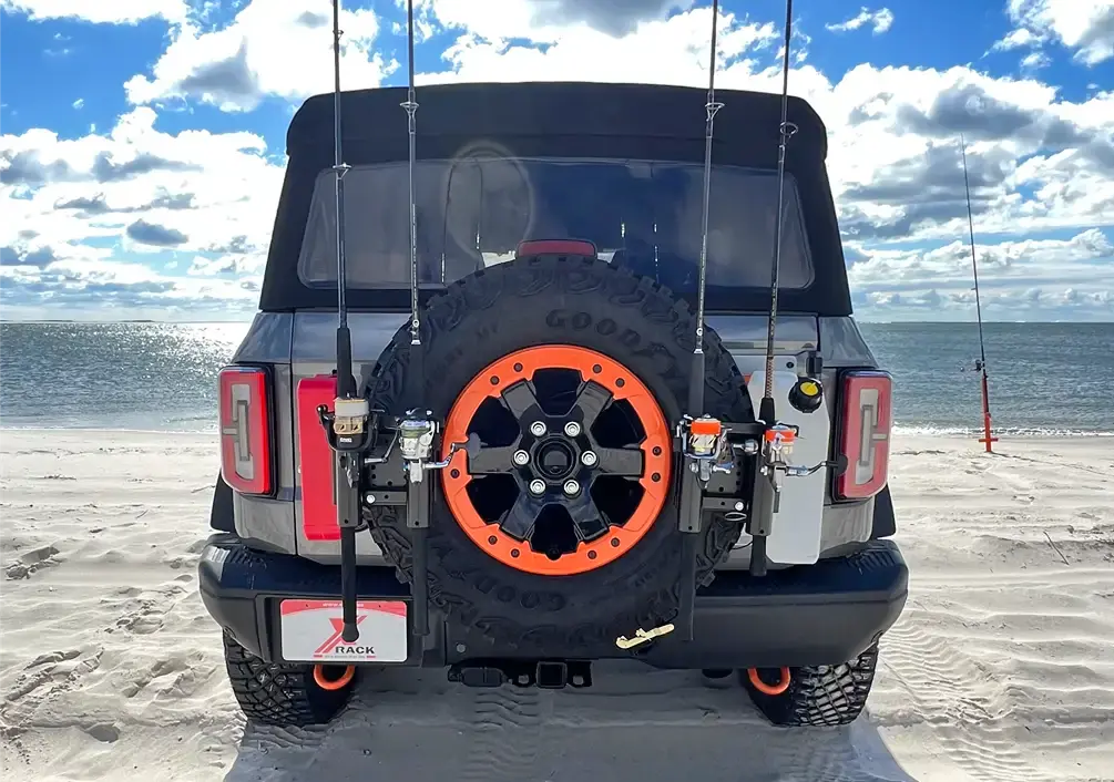 Double Up Your Rock Slide EZ Rack Spare Tire Carrier with X-Rack ...