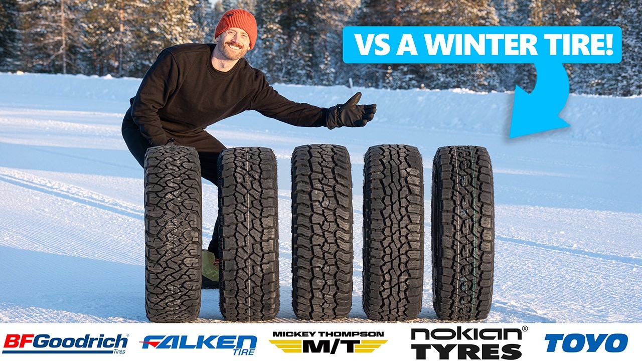 Comparison Test: Best All-Terrain A/T Tires For Winter, Snow & Ice ...